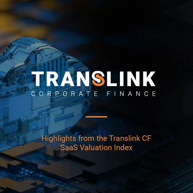 Highlights from the Translink CF SaaS Valuation Index - Translink International AG